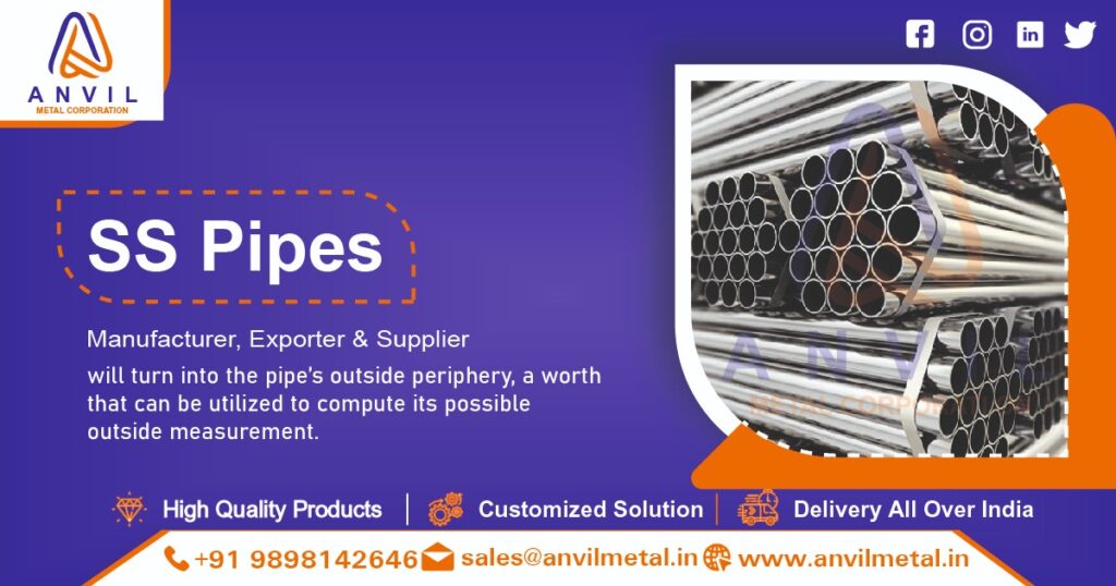 SS Pipes Stockiest in Ahmedabad, Gujarat, India – Anvil Metal Corporation
